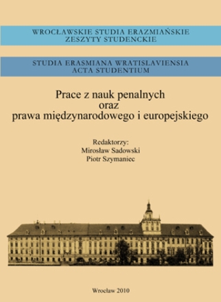 Typologia sprawców zabójstw - Repozytorium Uniwersytetu Wrocławskiego